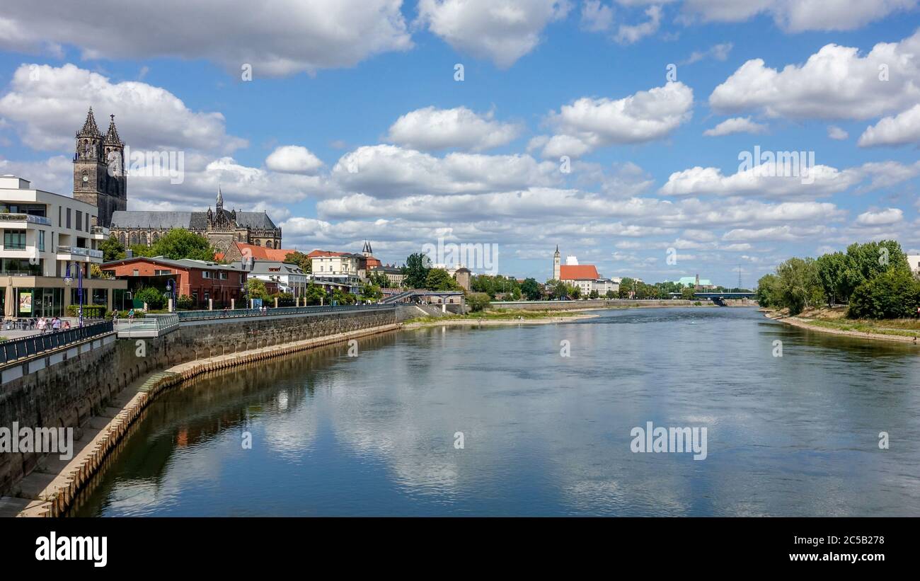 Magdeburg, Capital City of Saxony Anhalt in Germany Stock Photo - Alamy