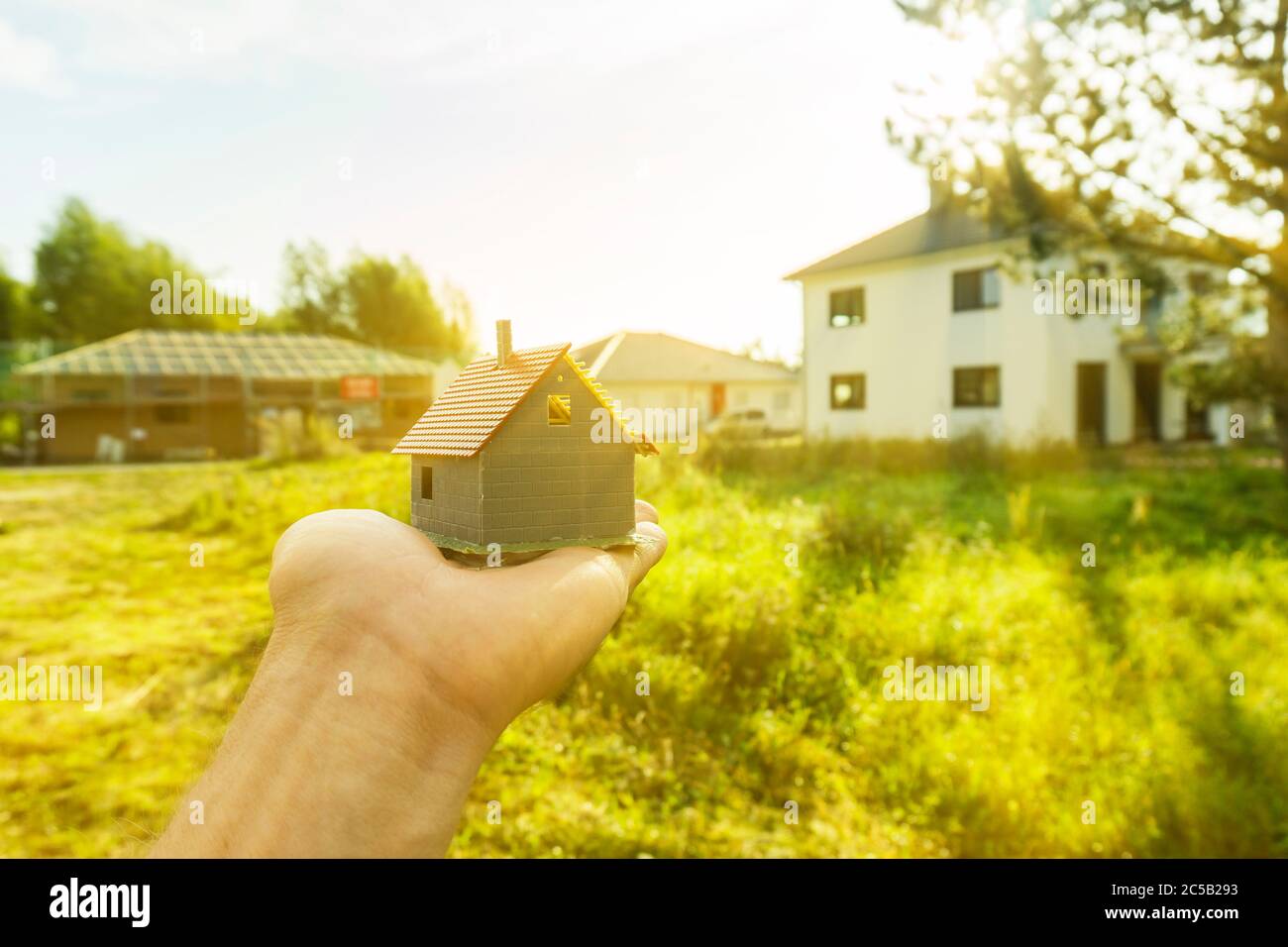 Dream of a new House Stock Photo - Alamy