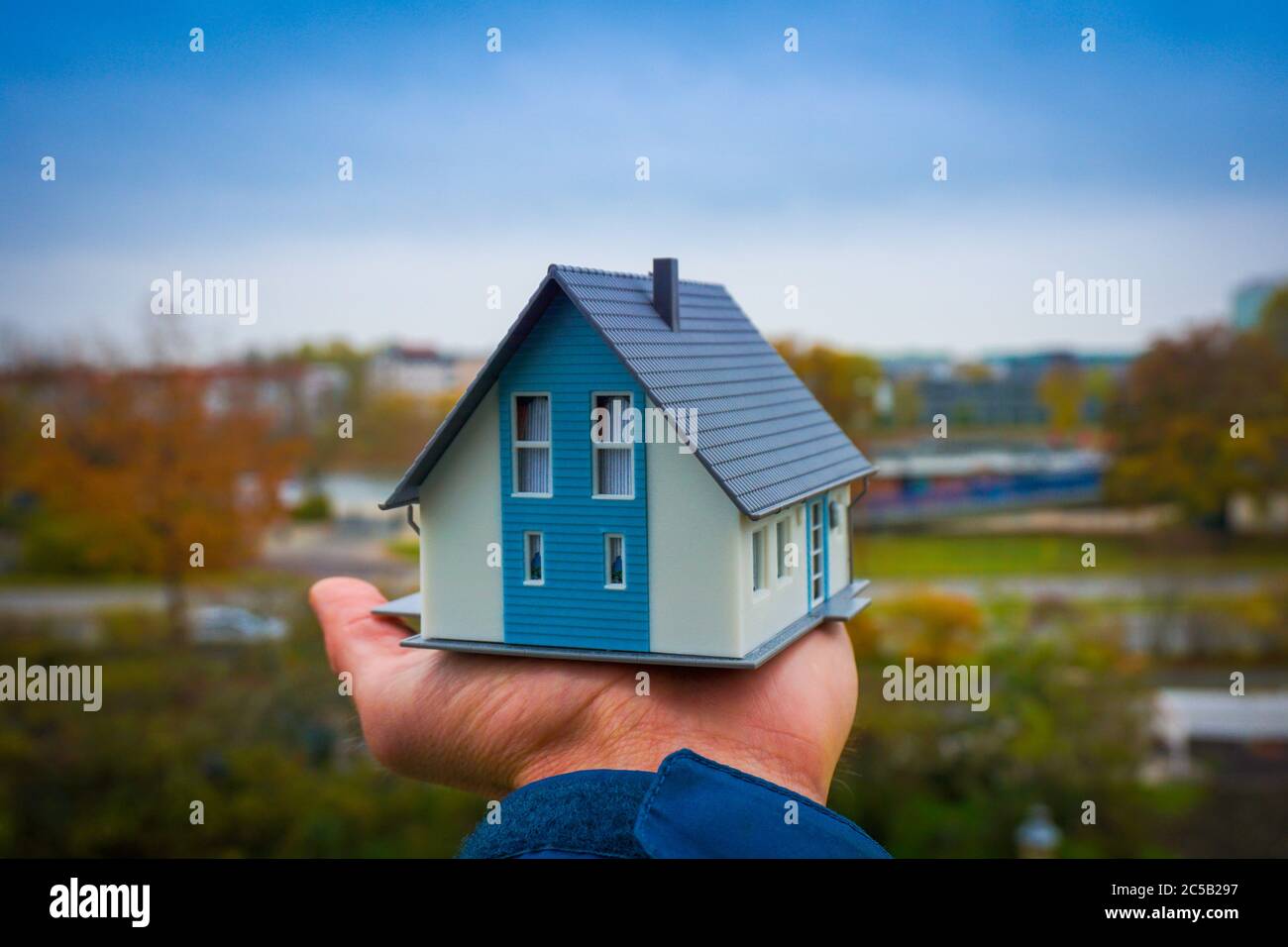 Dream of a new House Stock Photo - Alamy