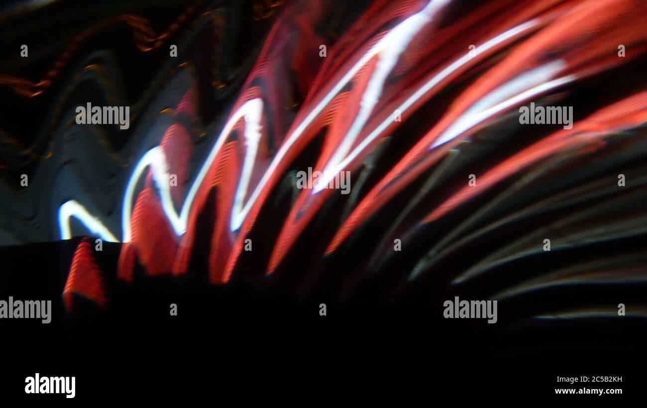 Horizontal shot of smooth red light art - Visual inspiration Stock ...