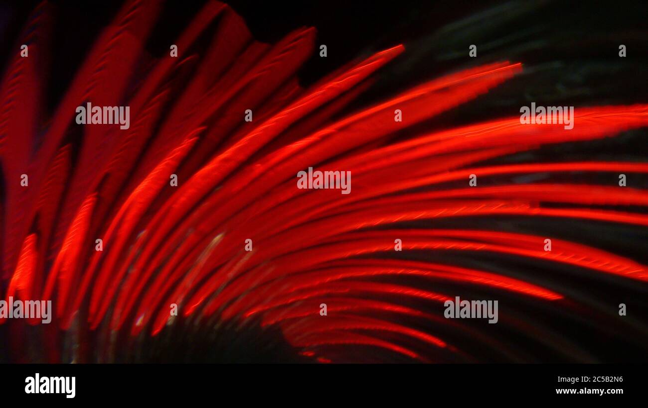 Horizontal shot of smooth red light art - Visual inspiration Stock ...