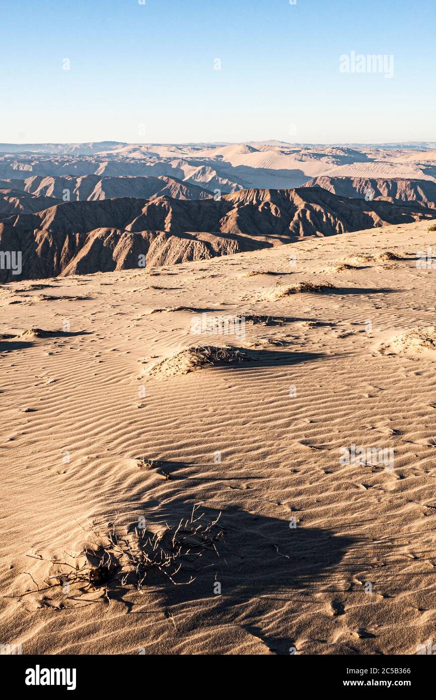 Desert landscape. Nasca, Department of Ica, Peru Stock Photo - Alamy