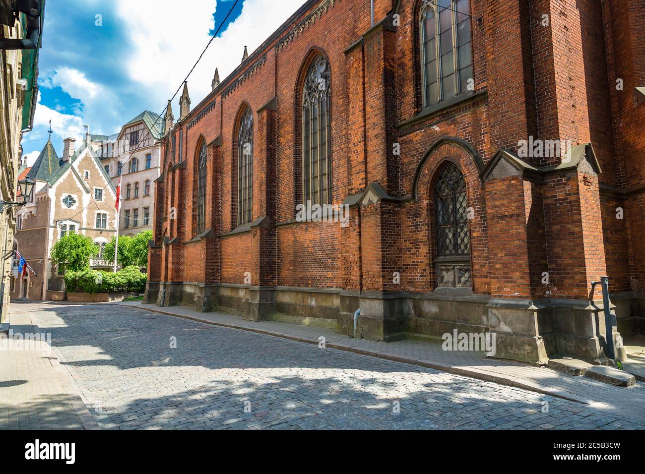 The old town of Riga in a beautiful summer day, Latvia Stock Photo - Alamy