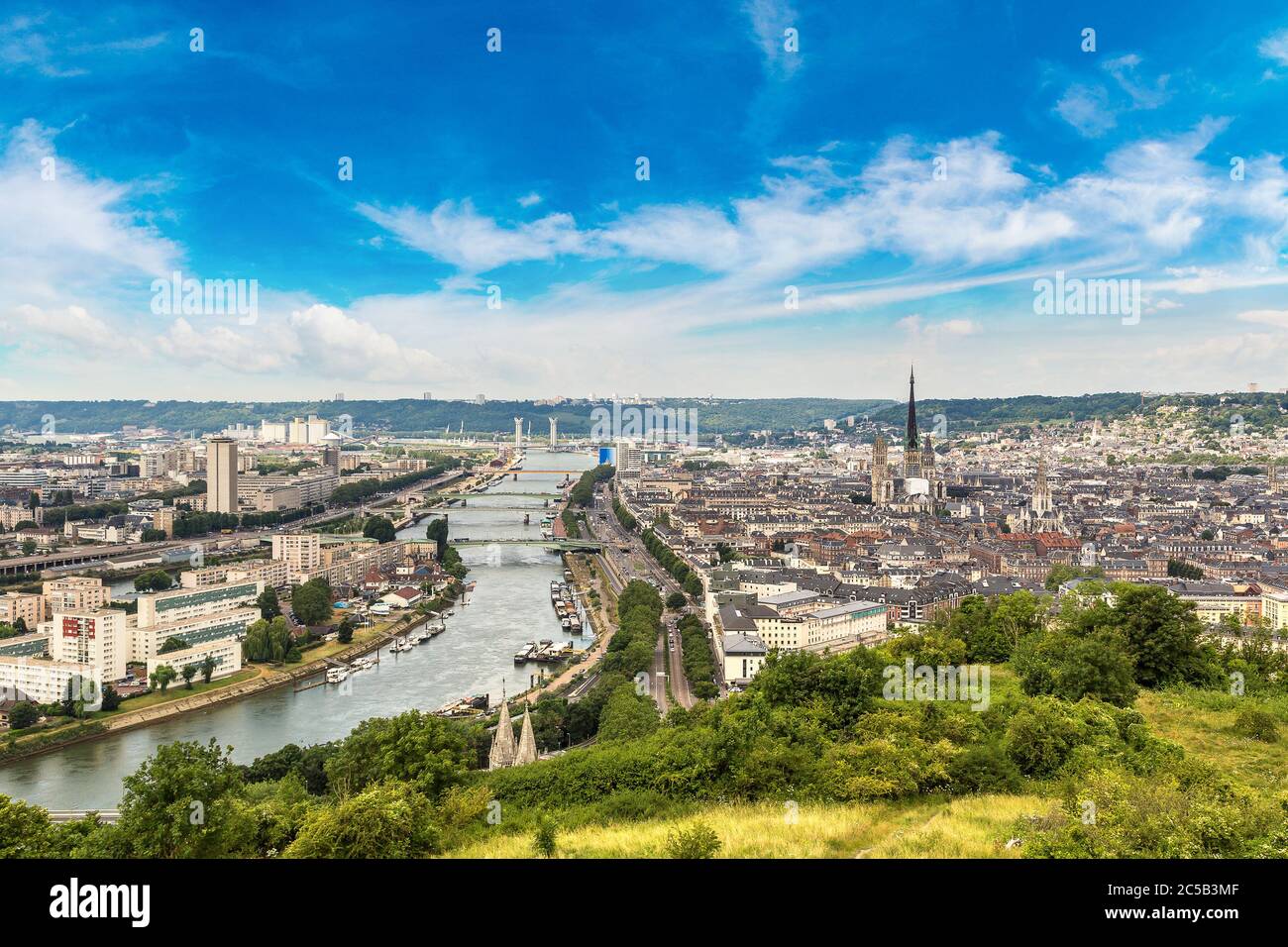 Rouen france europe panoramic view hi-res stock photography and images ...