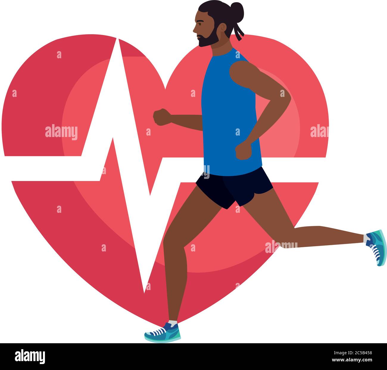 African running marathon not wildlife Cut Out Stock Images & Pictures ...