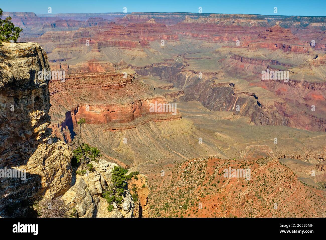 View from the edge of Grand Canyon. USA Stock Photo - Alamy