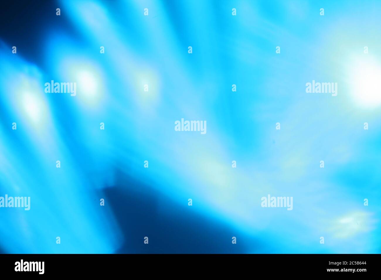 Horizontal shot of staggered and refracted light layers-vortex light ...