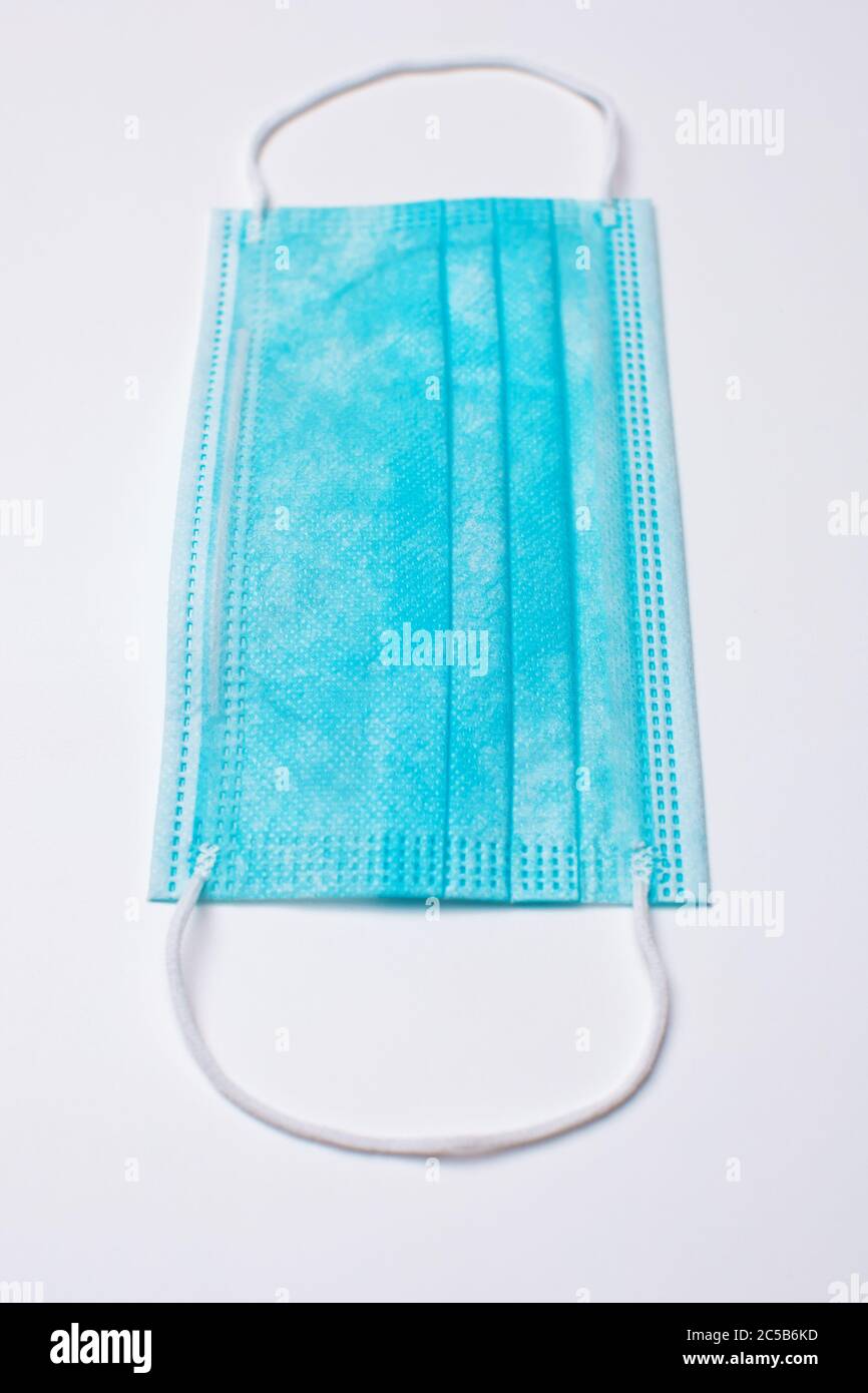 protective face mask isolated on white background side view Stock Photo ...