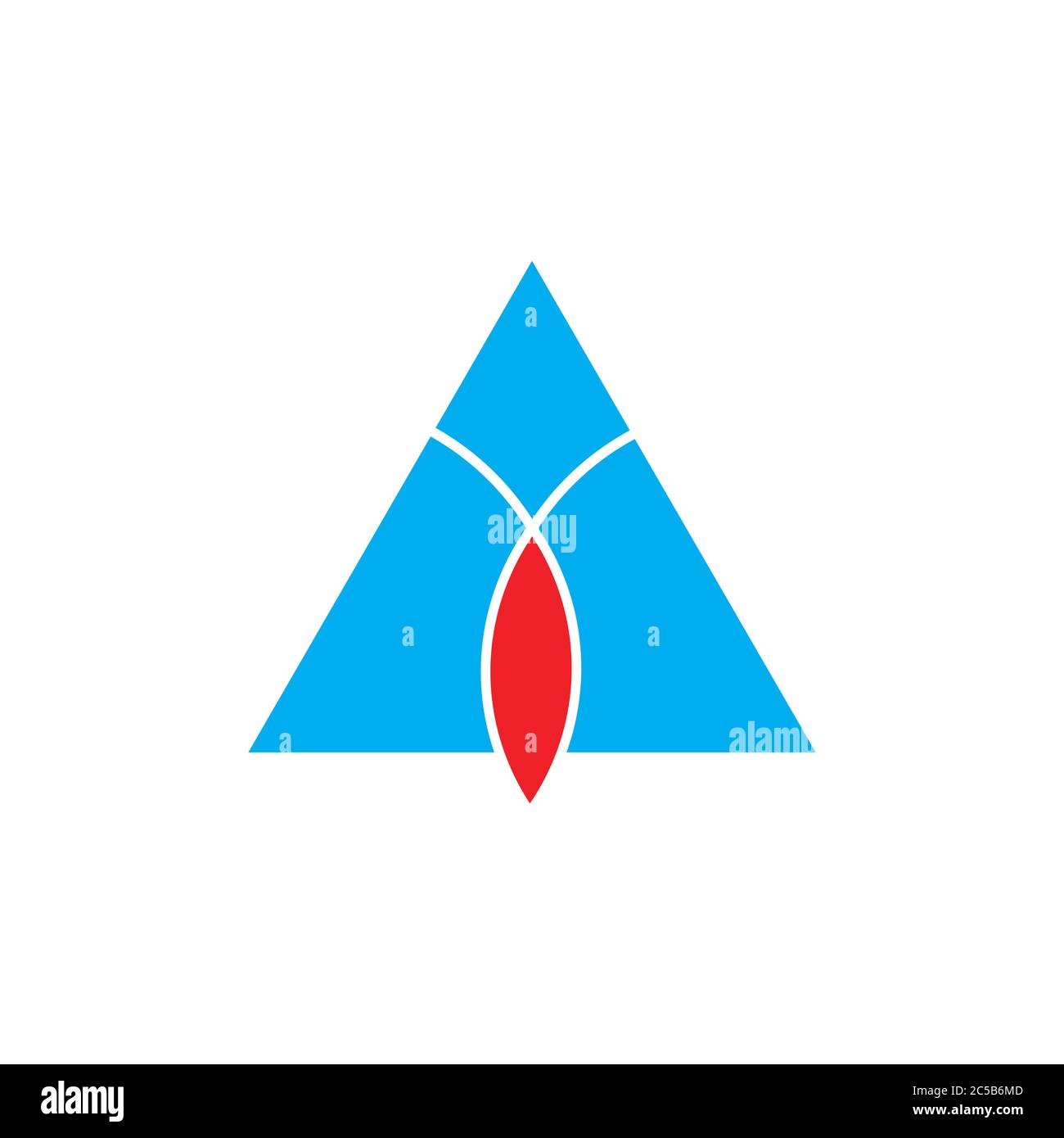 triangle geometric colorful shape logo vector Stock Vector Image & Art ...