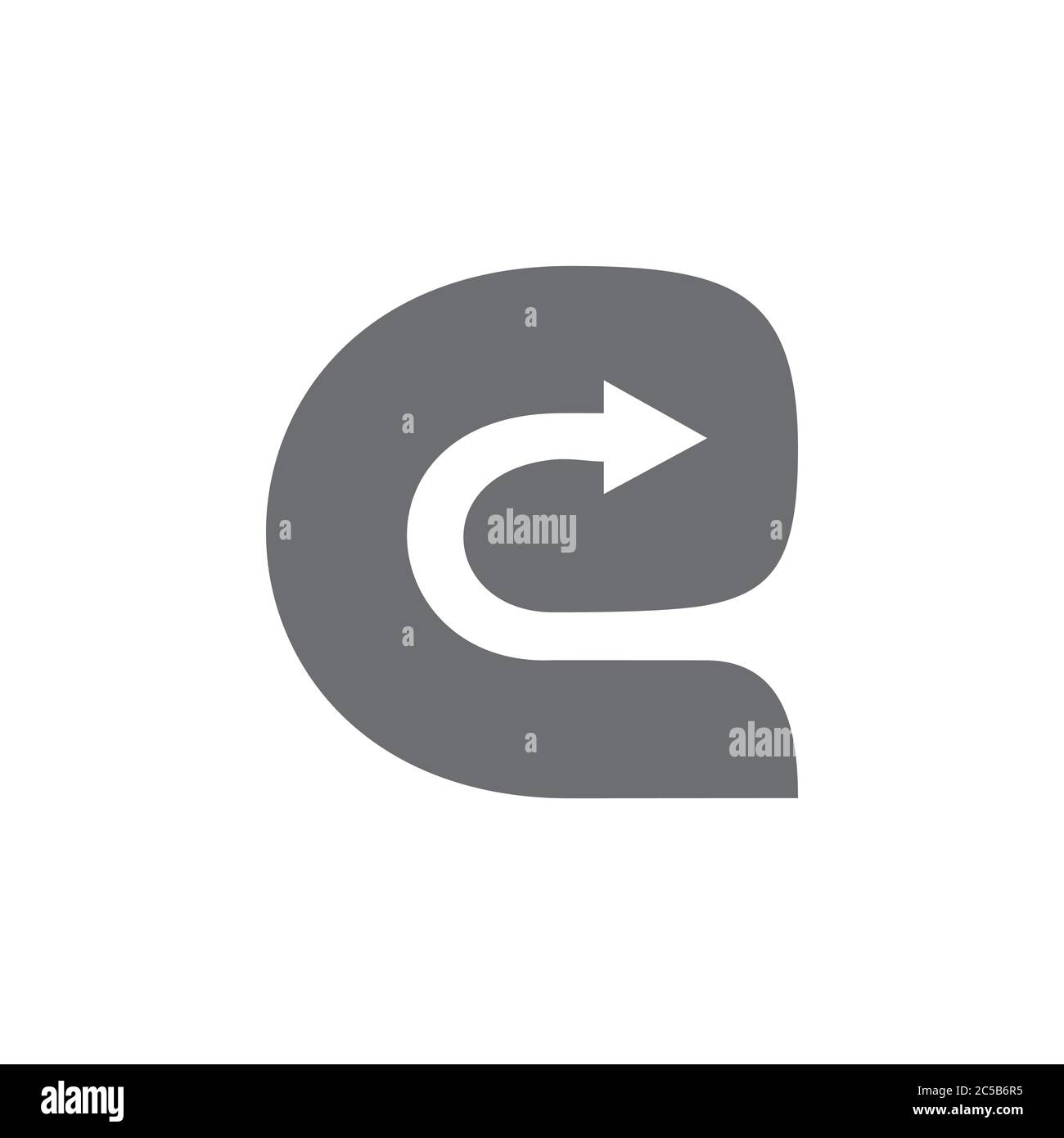 letter e curves loop smooth logo vector Stock Vector Image & Art - Alamy