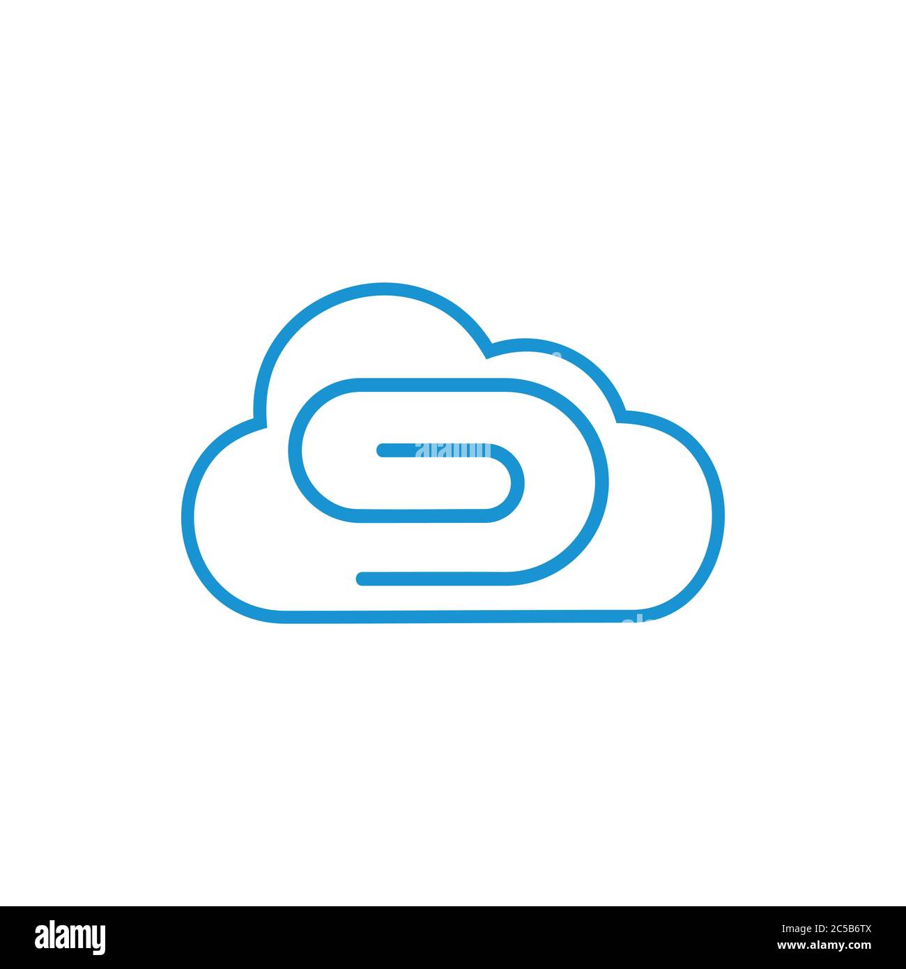 Folder with paperclip Stock Vector Images - Alamy