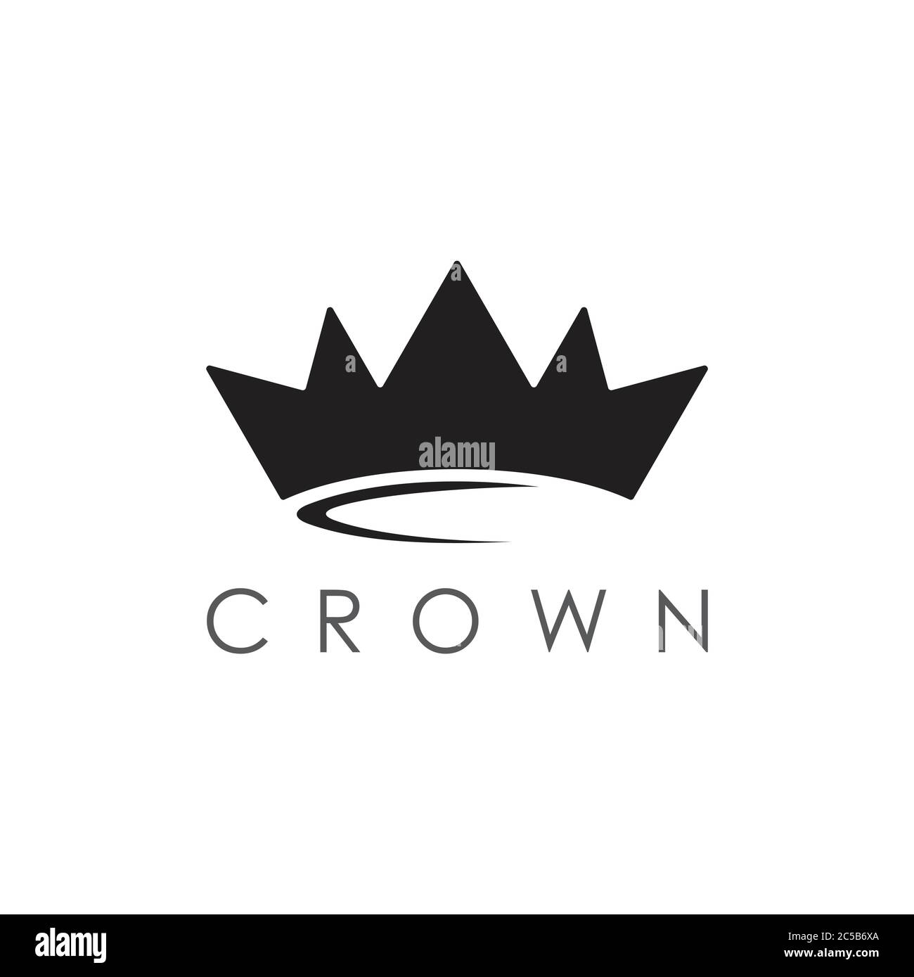letter c geometric crown logo vector Stock Vector Image & Art - Alamy