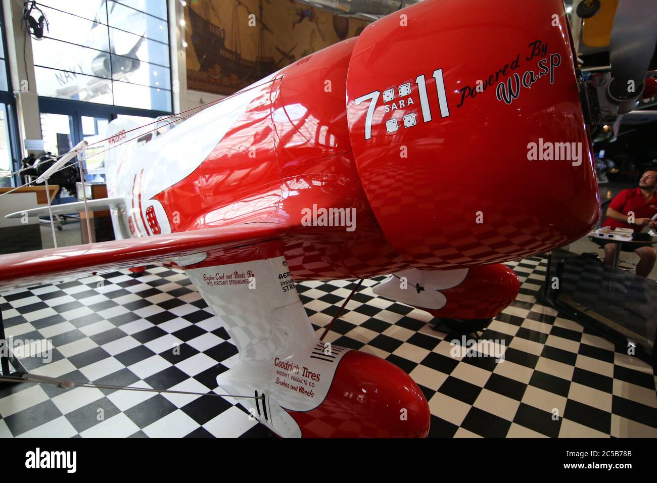 Gee Bee R-1 at the San Diego Air & Space Museum Stock Photo - Alamy
