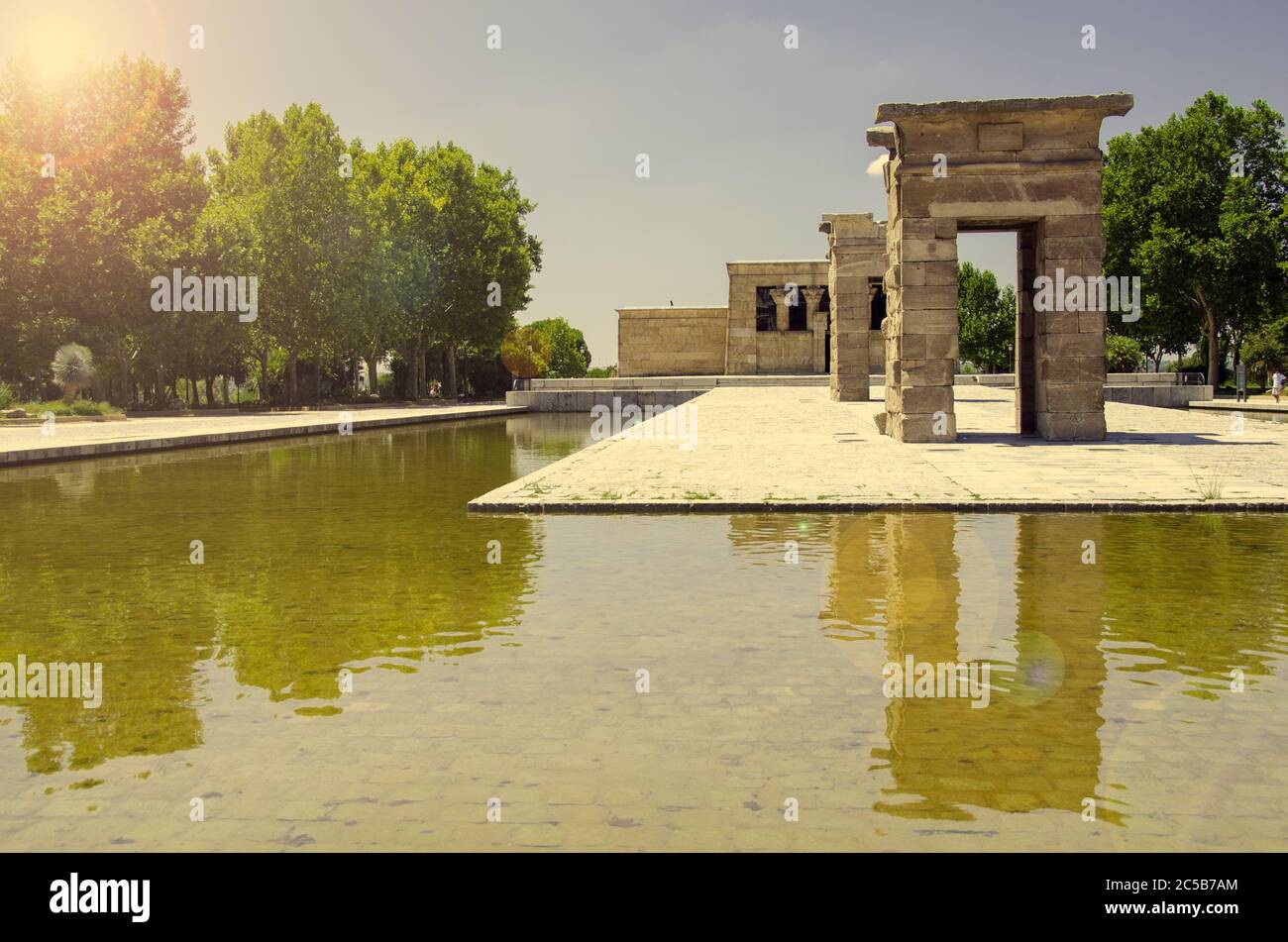 The Temple of Debod, Madrid, Spain Stock Photo - Alamy