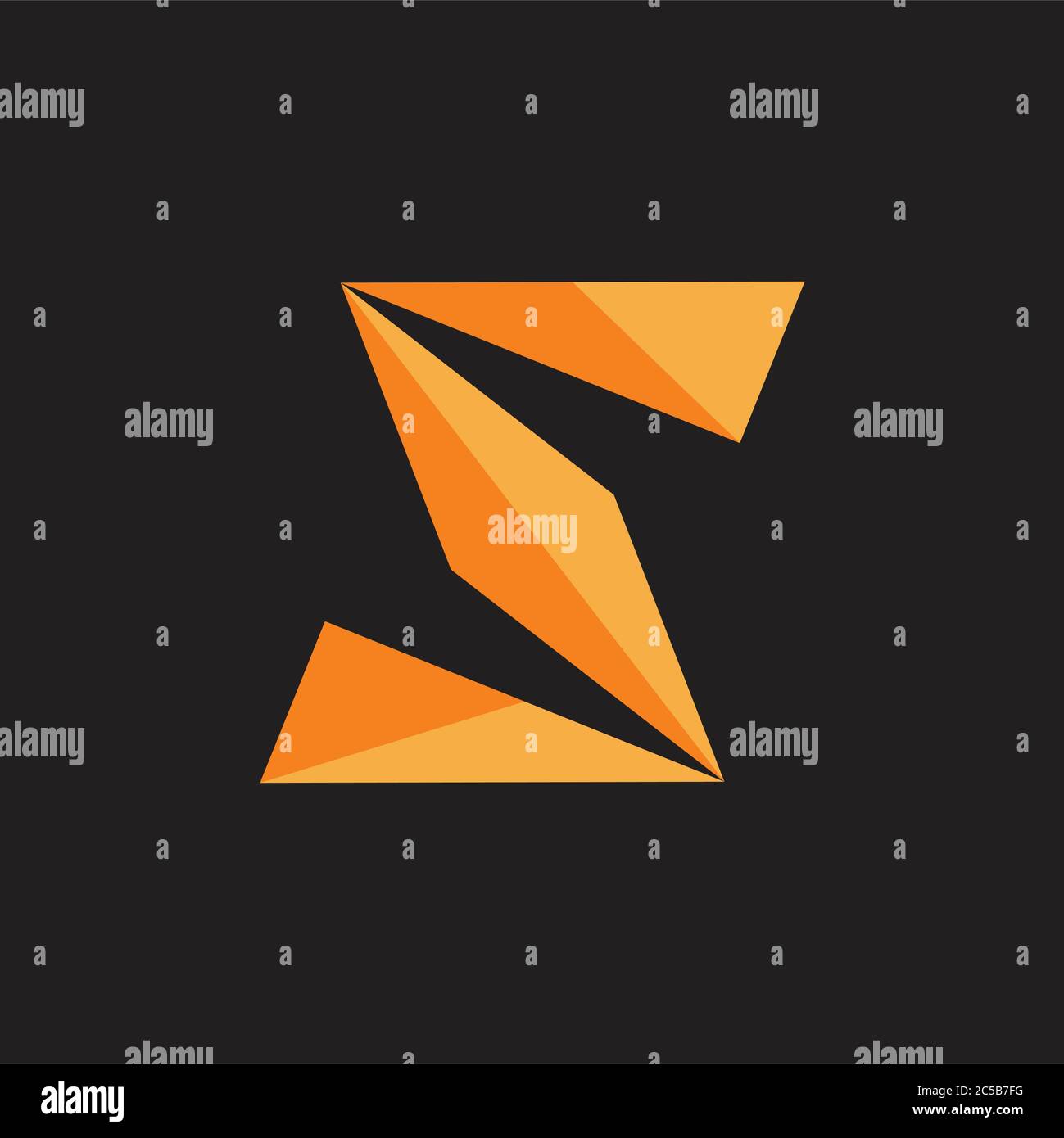 letter s geometric 3d shadow logo vector Stock Vector Image & Art - Alamy