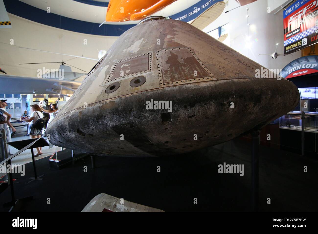 Apollo IX Command Module at the San Diego Air & Space Museum Stock ...