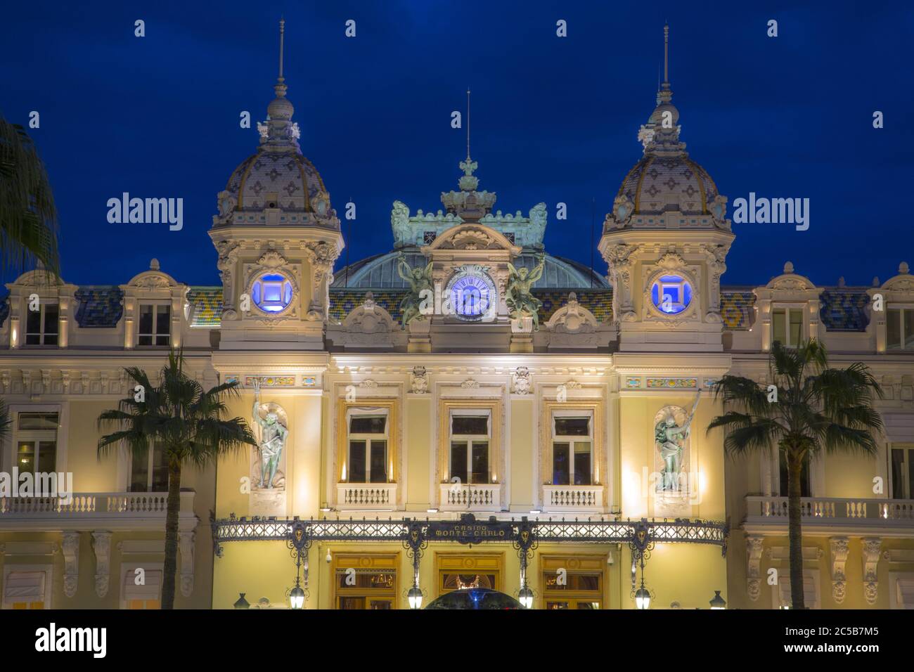 Facade of Salle Garnie - opened in 1879 gambling and entertainment ...