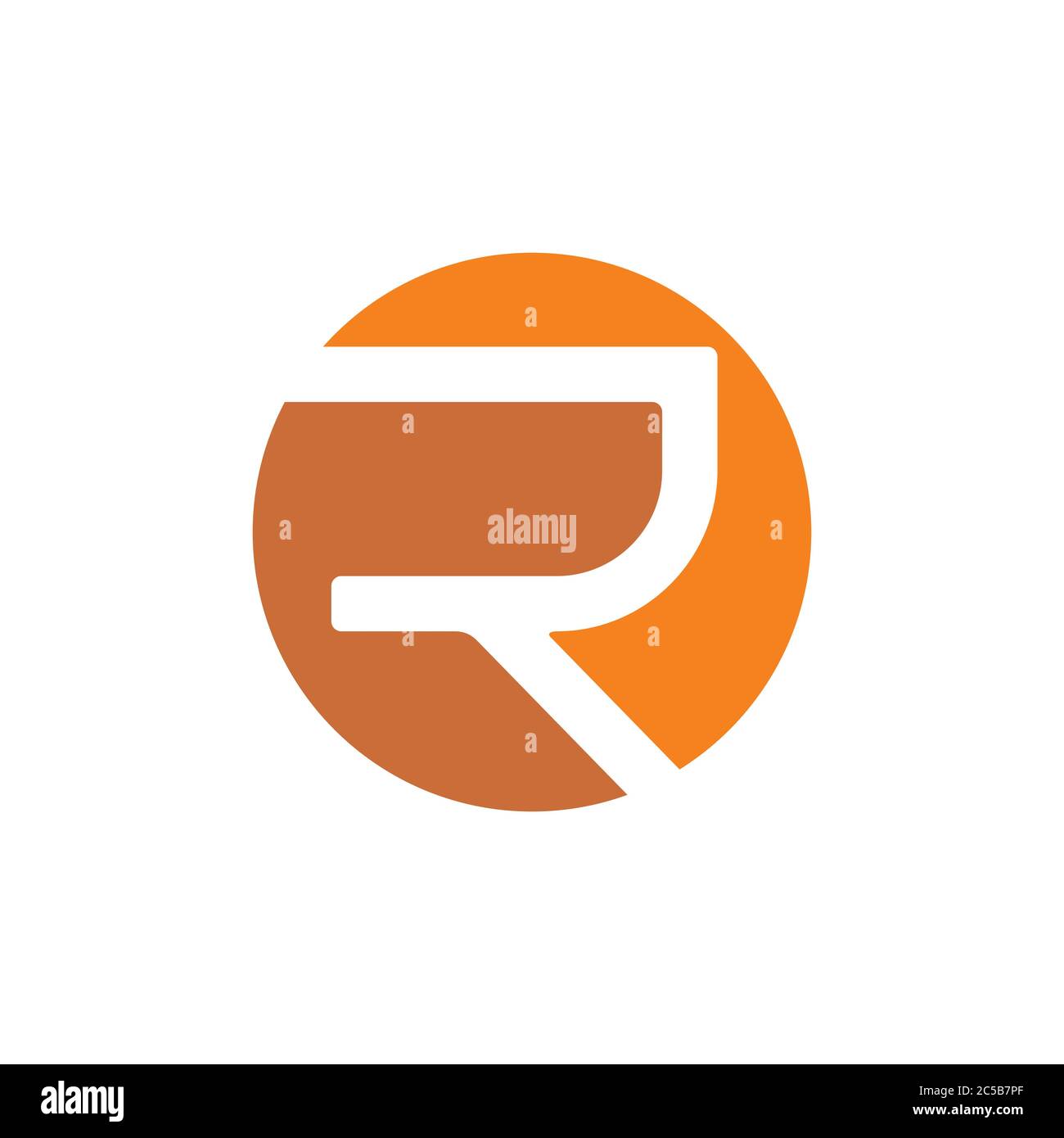 letter r negative space logo vector Stock Vector Image & Art - Alamy