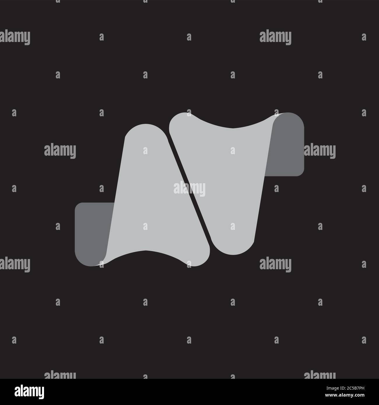 3d opposite direction arrow logo vector Stock Vector Image & Art - Alamy