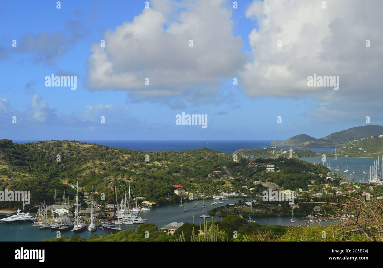 English Harbor, Antigua Stock Photo - Alamy