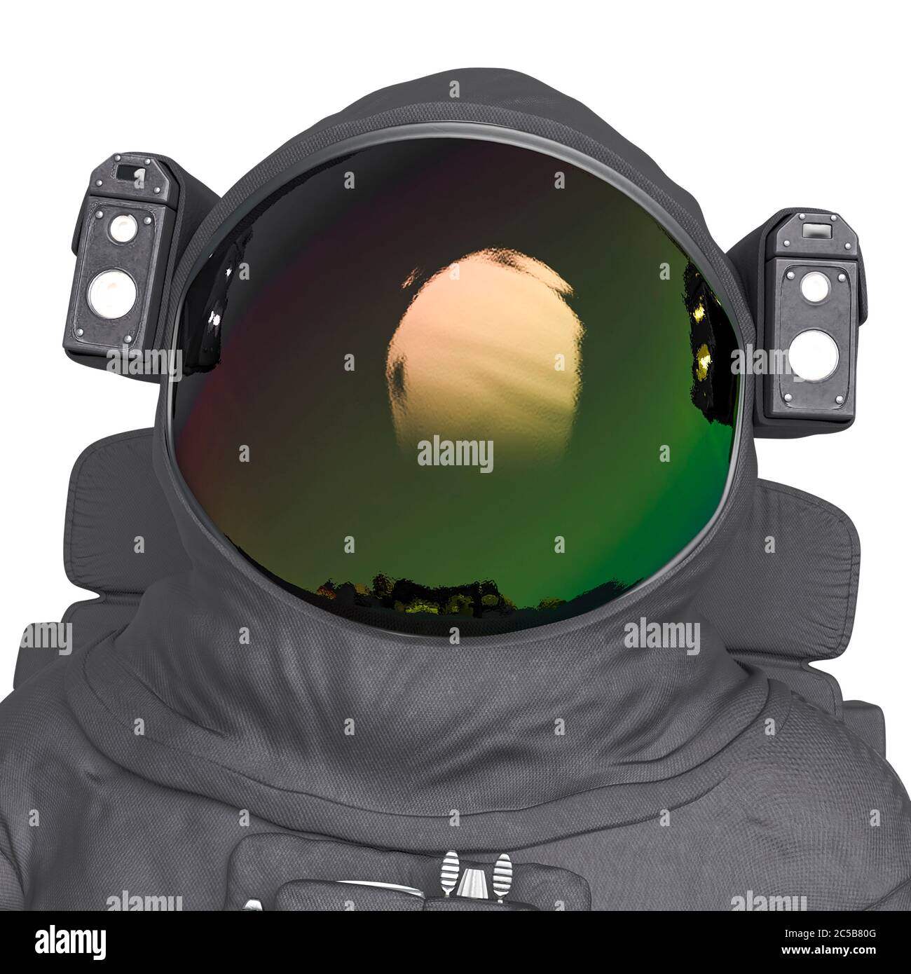 astronaut profile image, 3d illustration Stock Photo - Alamy