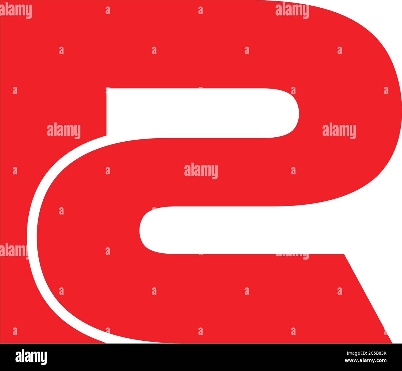 letter r2 simple logo vector Stock Vector Image & Art - Alamy
