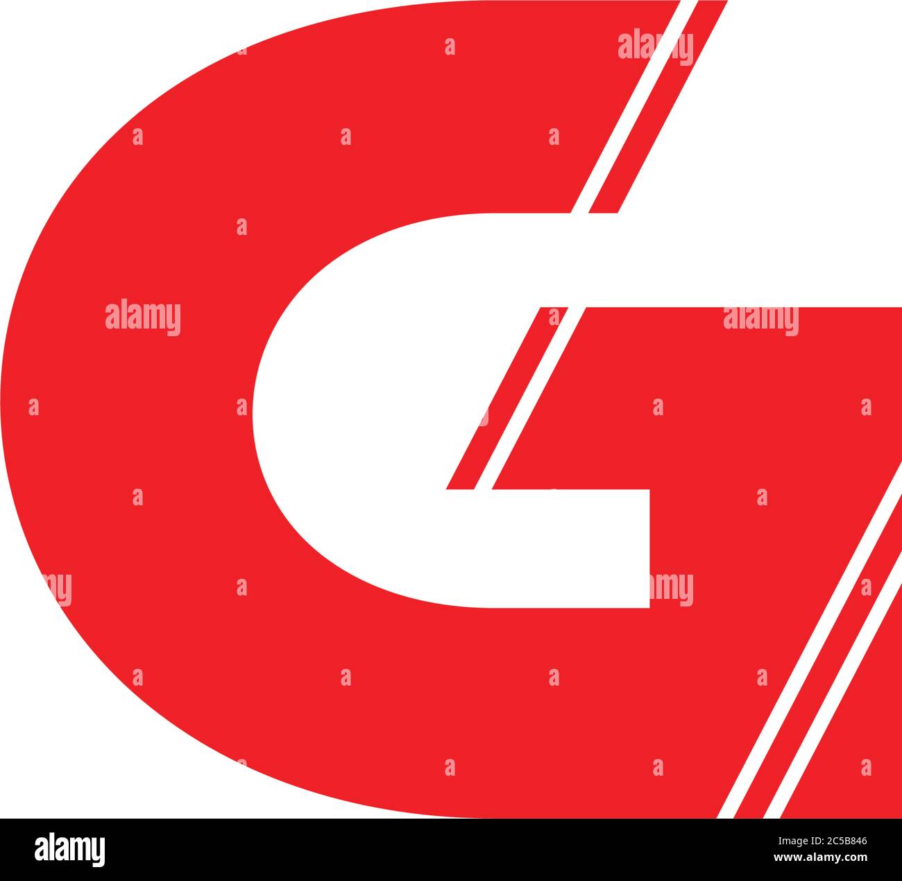 letter g simple geometric logo vector Stock Vector Image & Art - Alamy