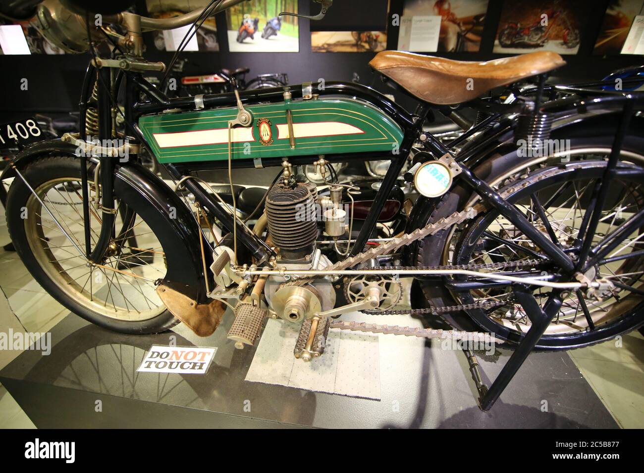 BSA Motor bicycle at Diego Automotive Museum Stock Photo - Alamy