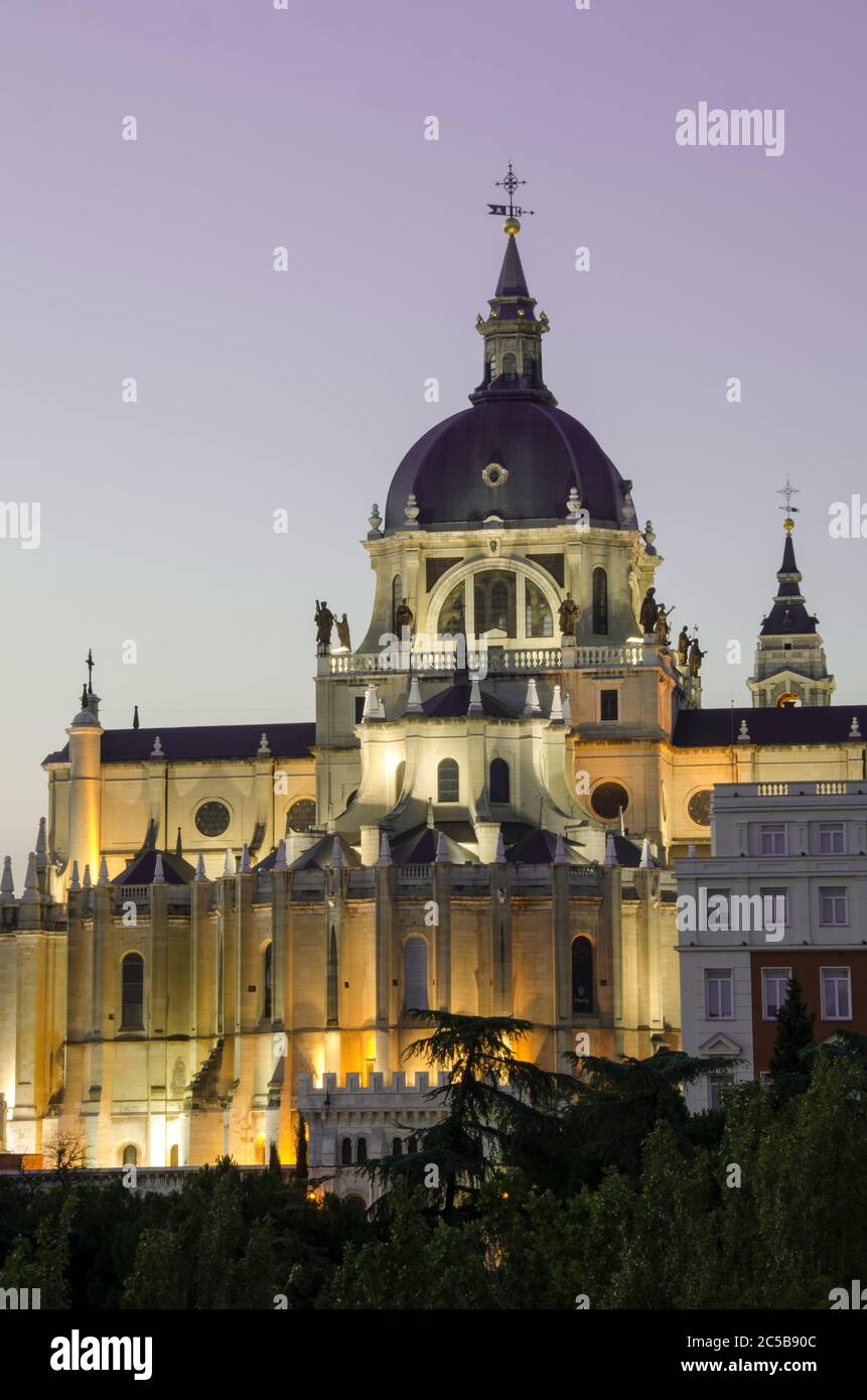 The royal palace in Madrid, Spain Stock Photo - Alamy