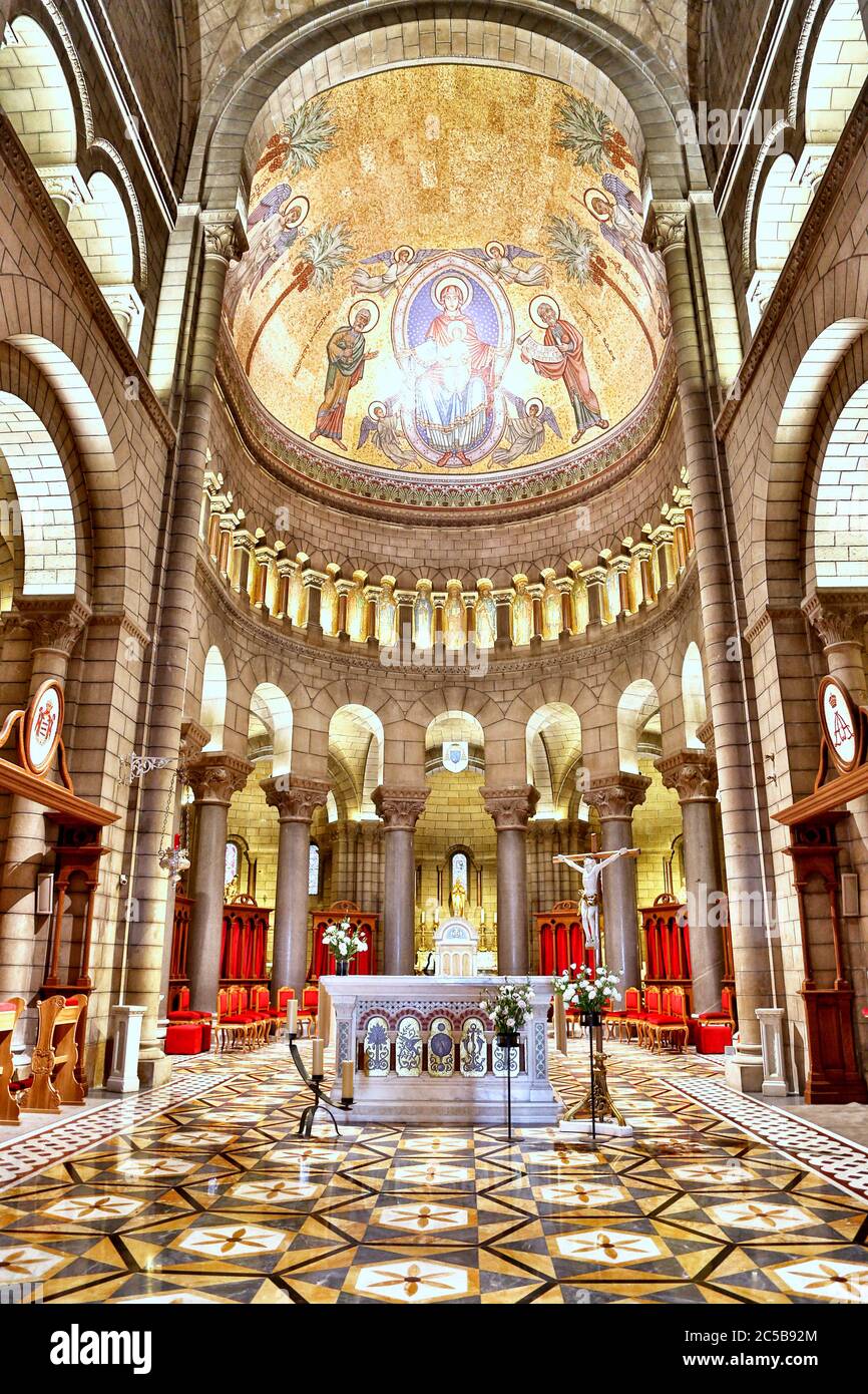 Interior of Saint Nicholas Cathedral, Monaco, France Stock Photo - Alamy