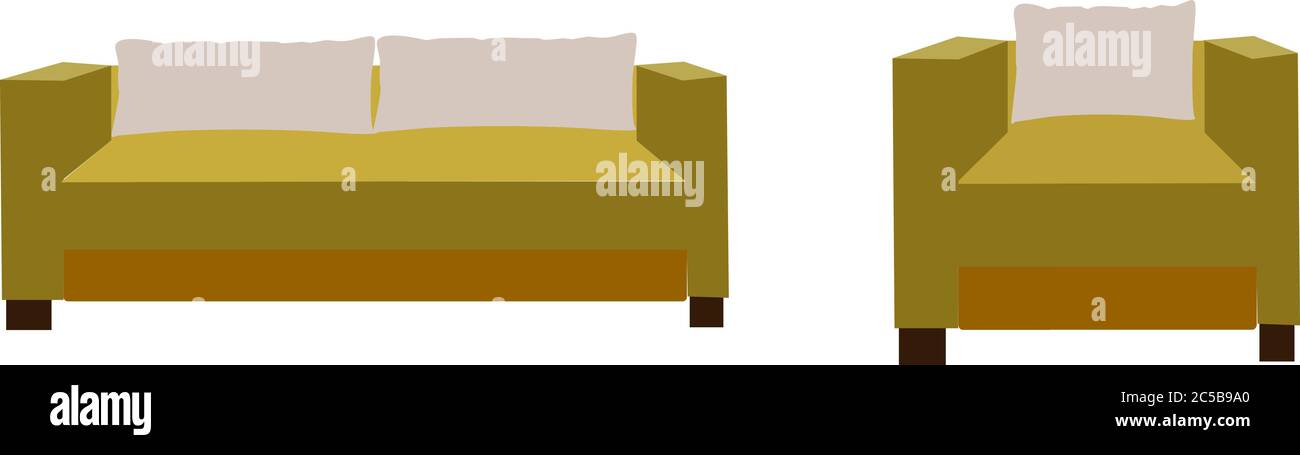Modern white armchair in Stock Vector Images - Alamy