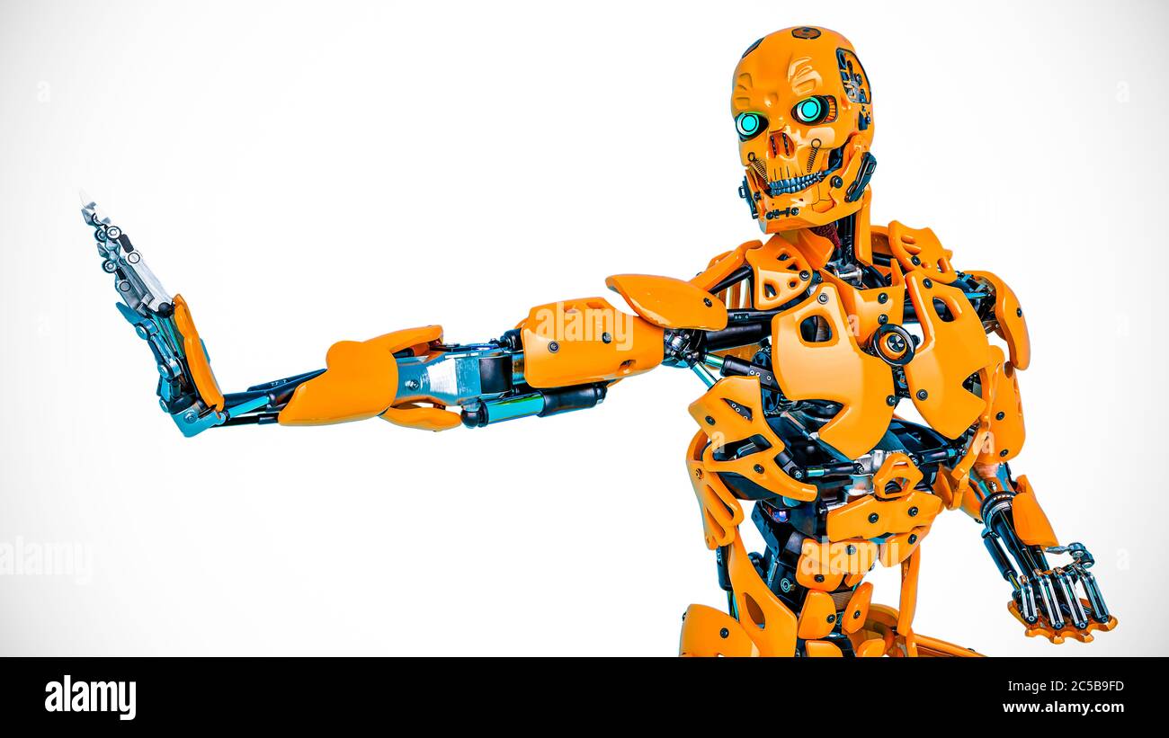android karate pose close up, 3d illustration Stock Photo - Alamy