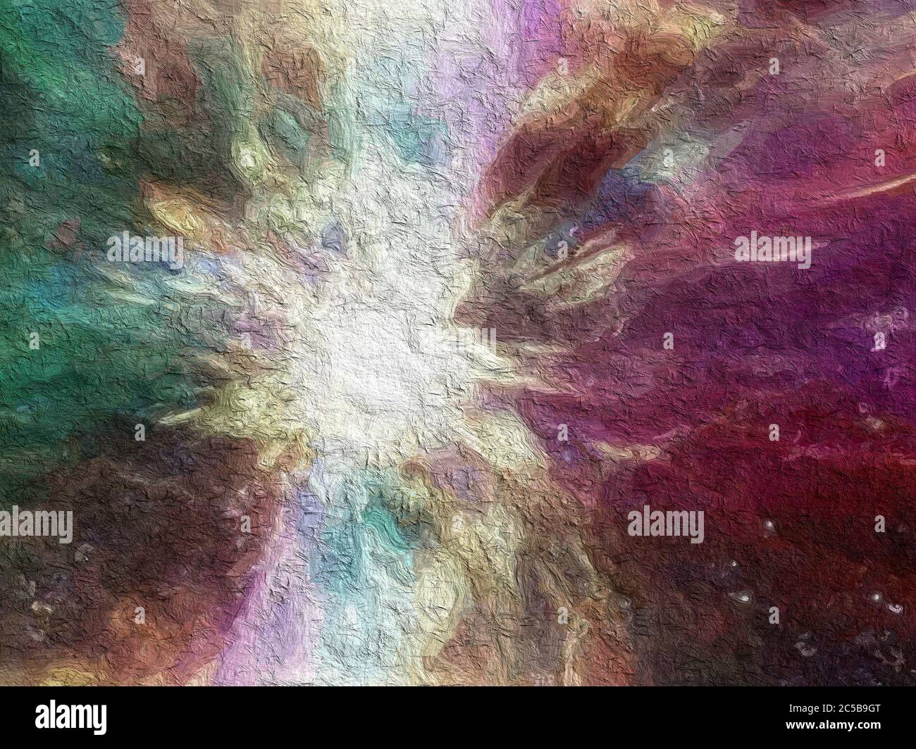 Beautiful digitally painted space images Stock Photo - Alamy