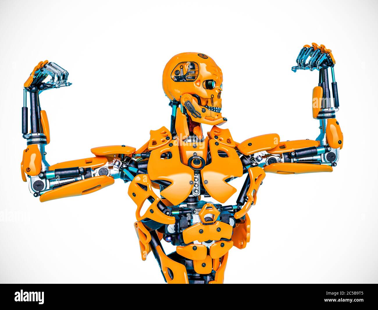 Android Got The Power 3d Illustration Stock Photo Alamy