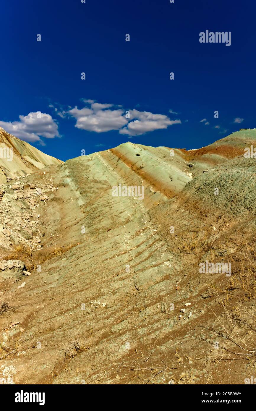 Landscape nature photography. Colorful geological formations. Ankara ...