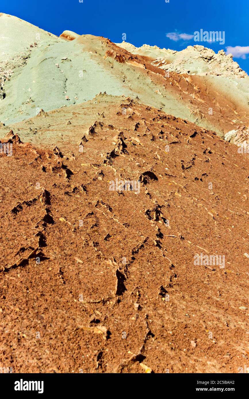 Dry land. Drought in nature. Yellow nature background Stock Photo - Alamy