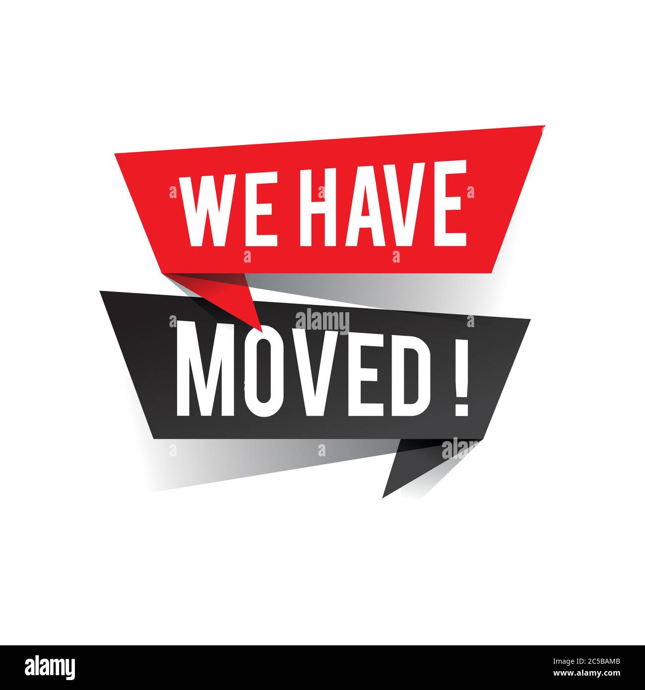 Modern design we have moved text on speech bubbles concept. Vector ...