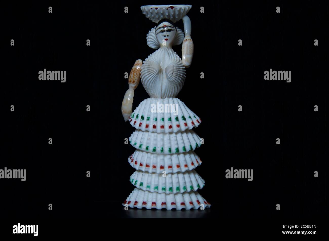 seashell showpiece by tribal people of bengal Stock Photo - Alamy