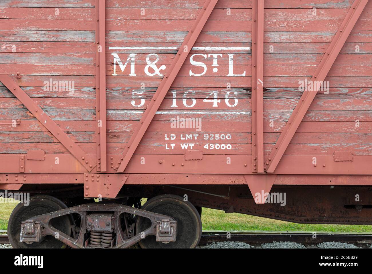 Railroad freight car wheels hi-res stock photography and images - Alamy