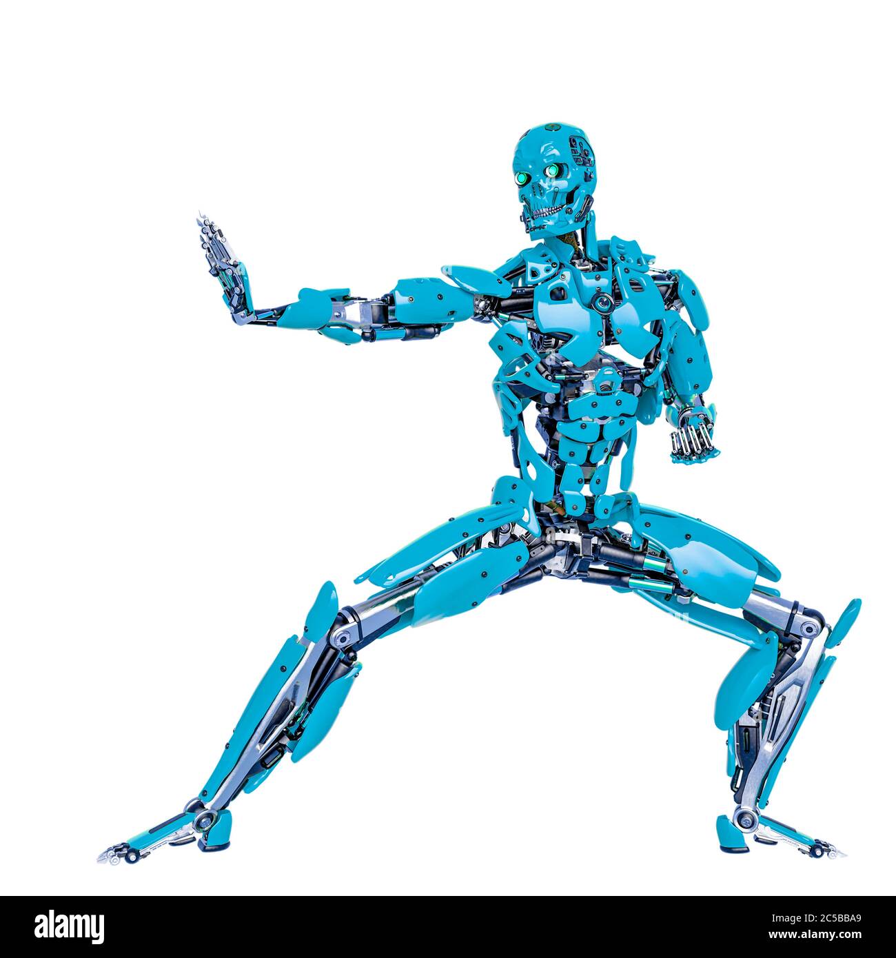 Robotic pose Cut Out Stock Images & Pictures - Alamy