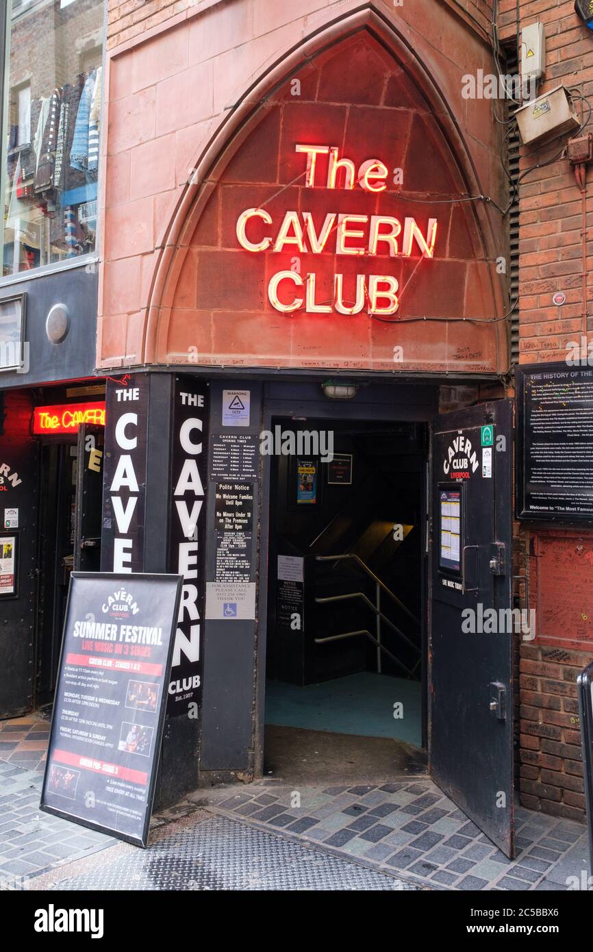 The Cavern Club, the legendary venue where The Beatles popularity ...