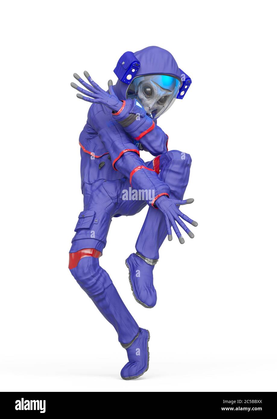 alien astronaut on street dance style, 3d illustration Stock Photo - Alamy