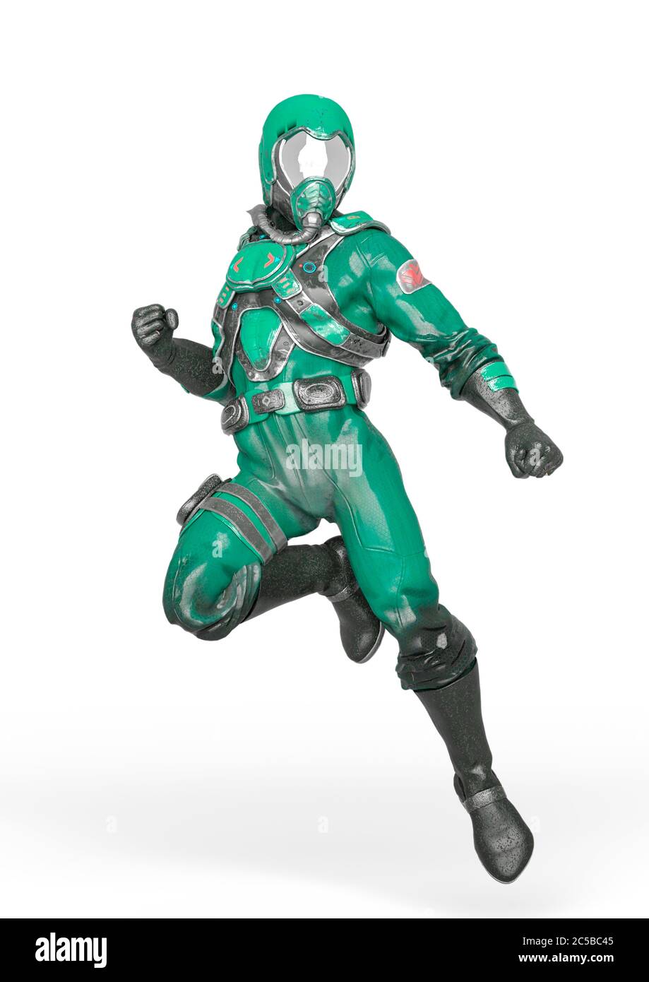 Battle pilot in white Cut Out Stock Images & Pictures - Alamy