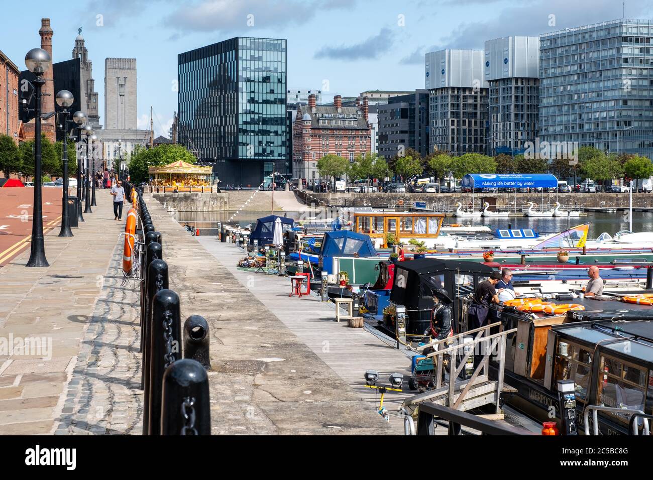 The Royal Albert Dock at Liverpool Stock Photo - Alamy