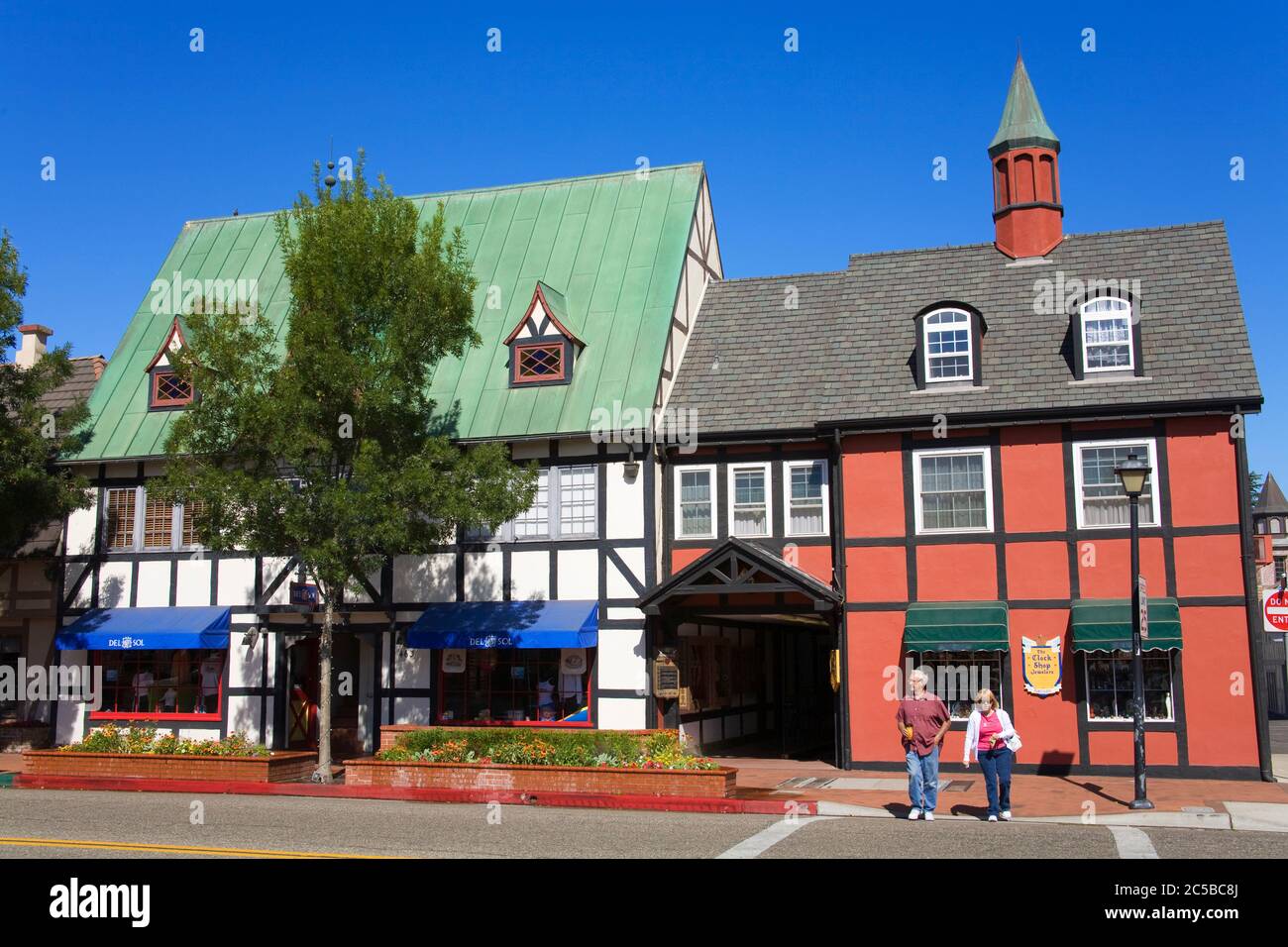 Danish Architecture on Alisal Road, Solvang, Santa Barbara County ...