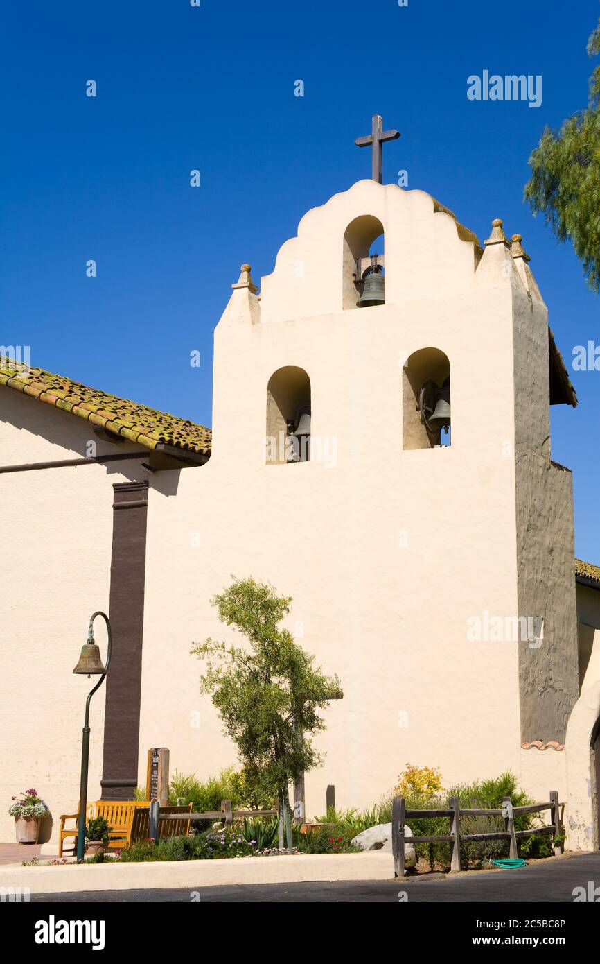 Bell tower mission santa ines hi-res stock photography and images - Alamy