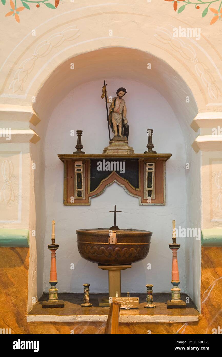 Church Interior, Old MIssion Santa Ines, Solvang, Santa Barbara County ...