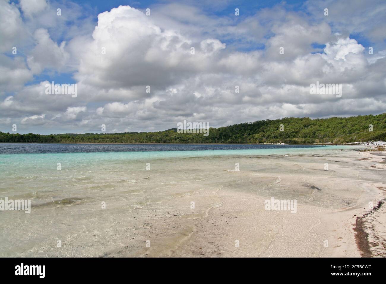 Lake Birrabeen, Fraser Island Stock Photo - Alamy