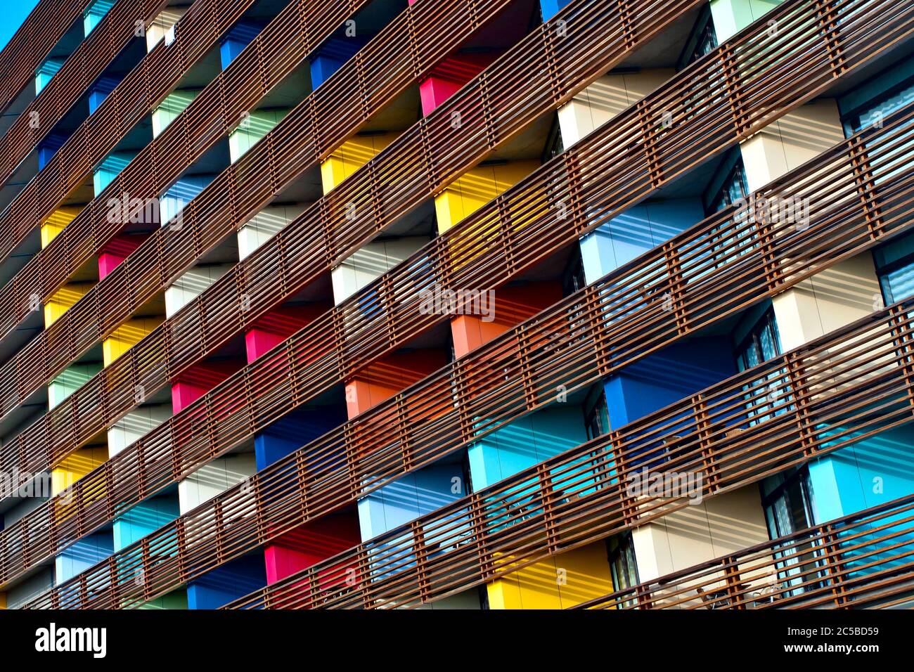 Colored building. Natural Pattern background Stock Photo - Alamy