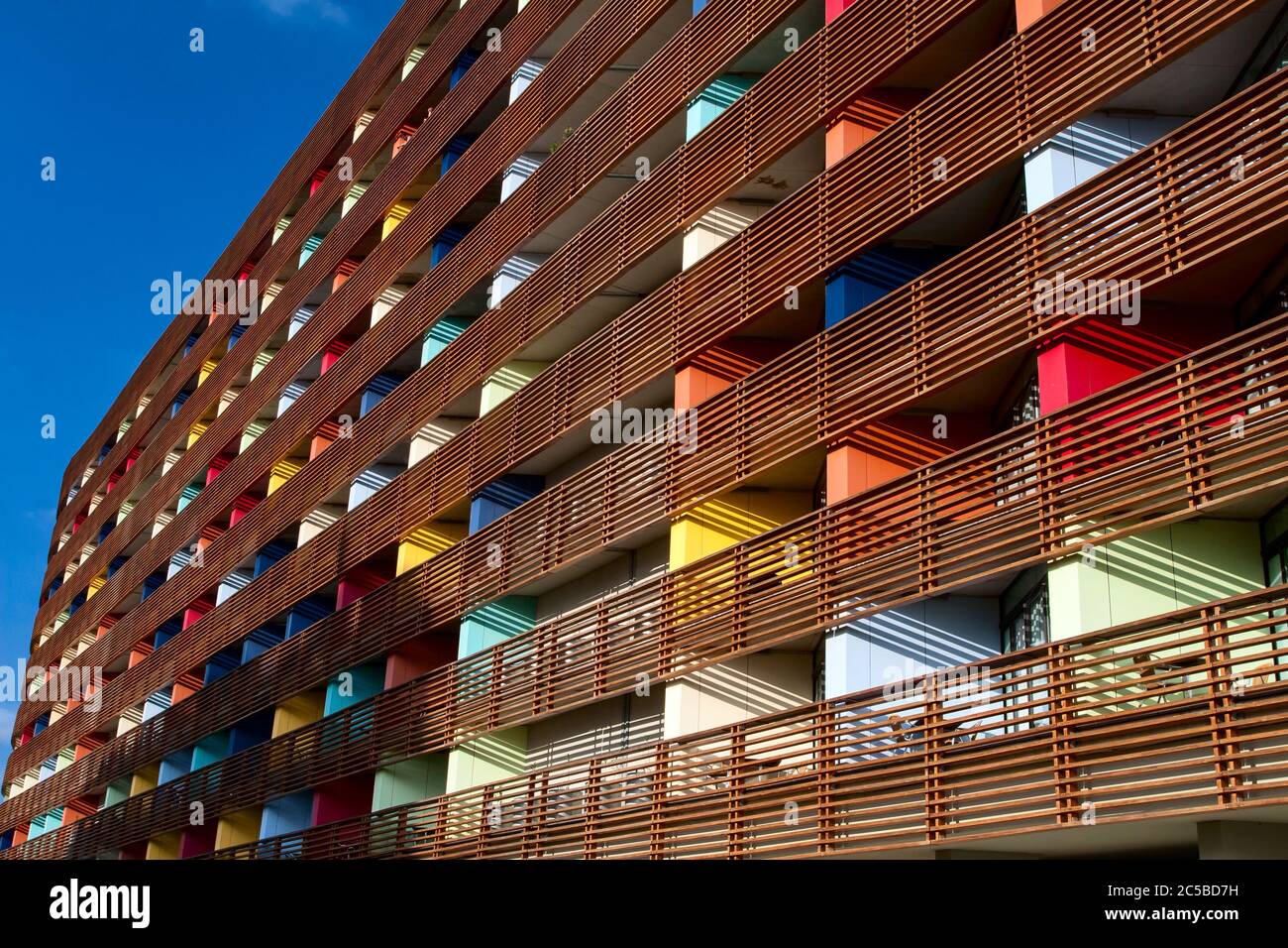 Colored building. Natural Pattern background Stock Photo - Alamy